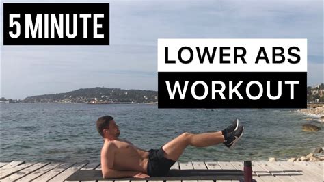 5 MIN INTENSE LOWER ABS WORKOUT OUTDOOR WORKOUT YouTube