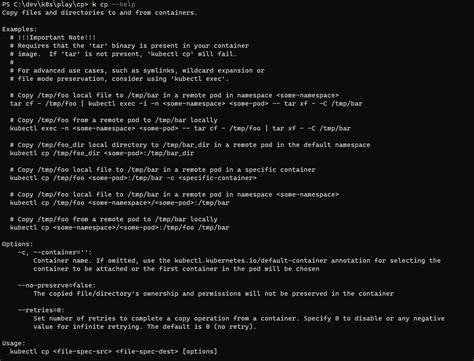 Kubectl Cp Fails With Absolute Path On Windows Issue 110120