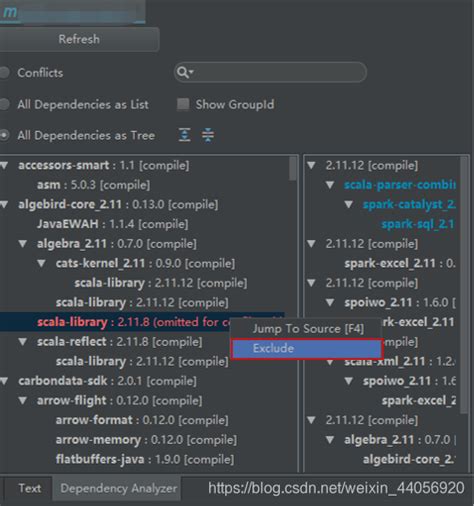 【idea】maven helper插件安装使用（分析maven依赖关系的工具，方便解决jar包冲突问题） dependency analyzer csdn博客