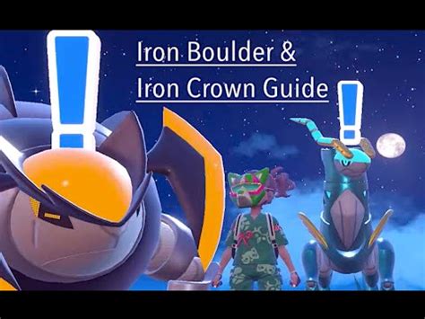 Iron Crown Iron Boulder HOW TO GET Indigo Disk DLC Pokemon