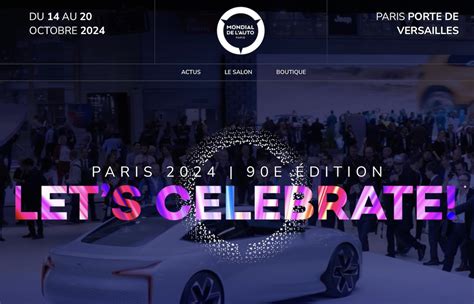MONDIAL DE LAUTO PARIS 2024 LAFFICHE ET LES PREMIÈRES INFOS DE LA