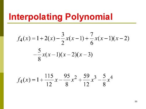 approximating functions polynomial interpolation lagrange and newtons divided