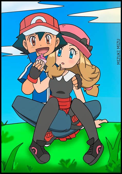 Ash Y Serena Amourshipping Satosere By Amarant1 On DeviantArt