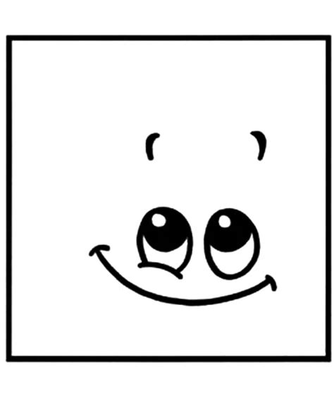 Desenhos De Quadrado Bonito Para Colorir E Imprimir ColorirOnline
