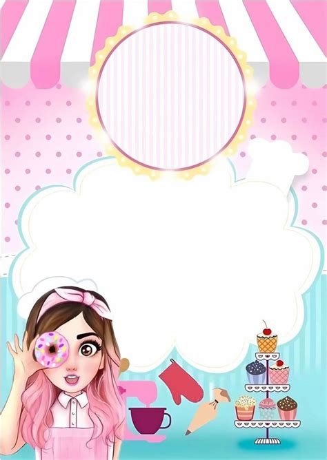 Invitacion Mis Pastelitos Editable Gratis Em Como Criar Uma
