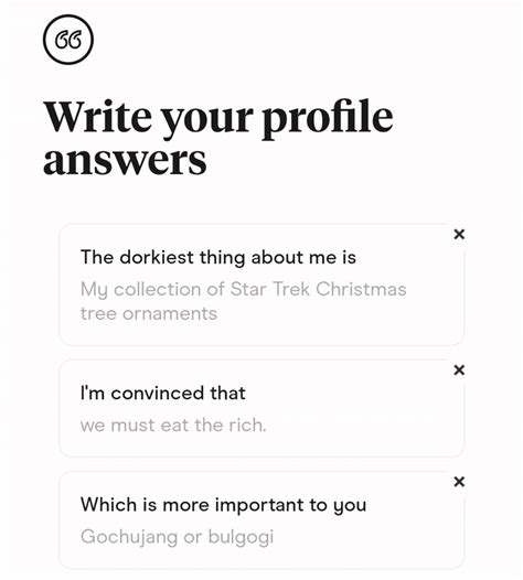 Best Hinge Prompt Responses Emery Parris