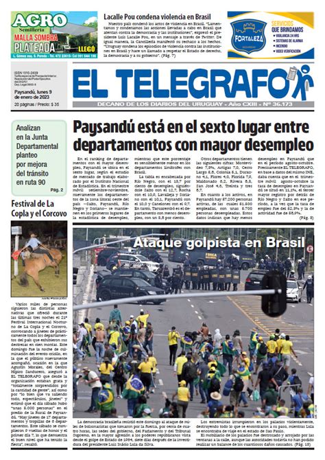 Edición 09 01 2023 Diario El Telégrafo