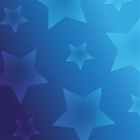 Fondo Con Estrellas Azules Vector Premium