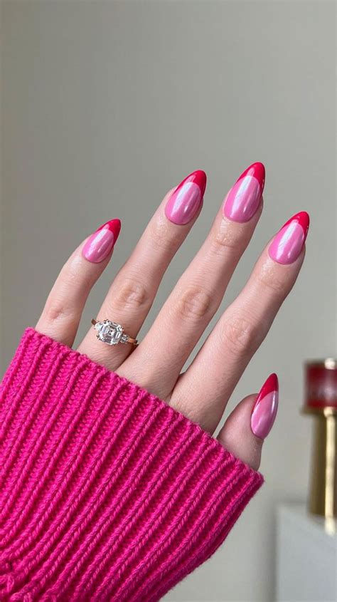 40 Awesome Spring Nail Ideas 2023 Two Toned Nails