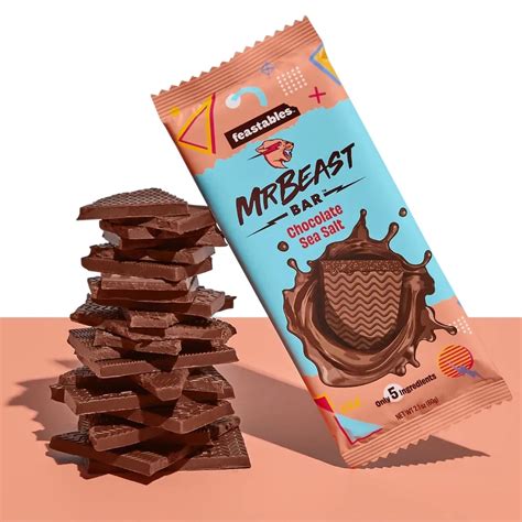 Feastables MrBeast Original Chocolate Bar Oz 60g Bar 52 OFF