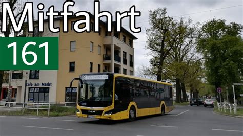 Mitfahrt MAN Lion s City 12c Hybrid Linie 161 Schöneiche Dorfaue