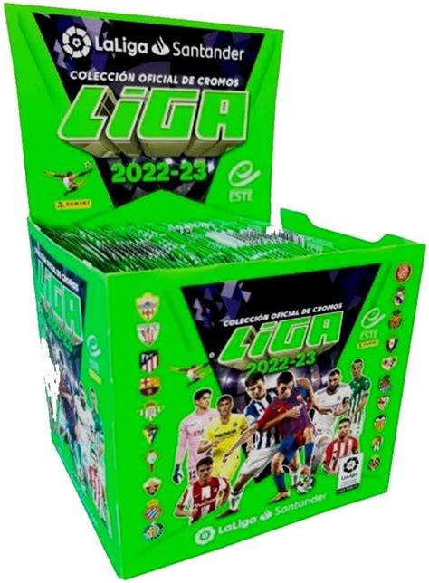 Caja Con 50 Sobres De La Liga Santander Liga Este 2022 2023 Amazon