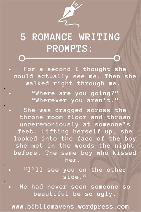 Sentence Starters For Romance Stories