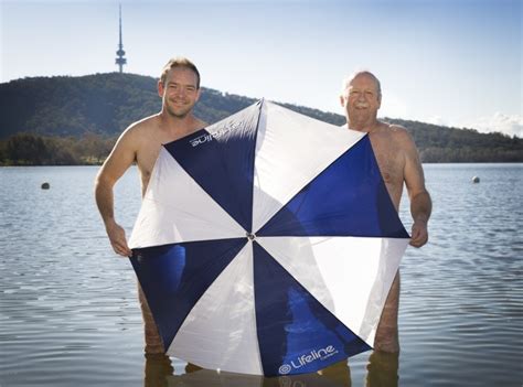 Nude Swimmers Defy COVID And Cold To Support Lifeline Riotact