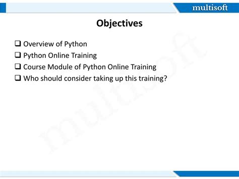 PPT Python Programming Online Training PowerPoint Presentation Free