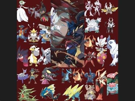 todas las mega evoluciones de pokemon rubí omega y zafiro alfa YouTube