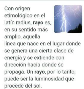 Definición de Rayo Qué es Significado y Concepto
