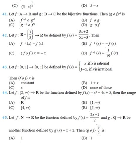 important questions for class 12 maths chapter 1 relations and functions
