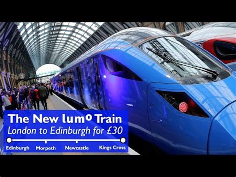 The New Lumo Train From London To Edinburgh Youtube
