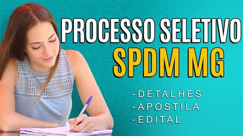 Processo Seletivo SPDM Uberlândia MG 2019 Edital Inscrição e