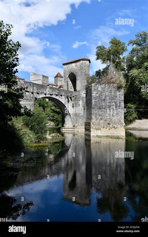 Sauveterre De Bearn Pont De La Legende Over The Gave D Oloron Camino