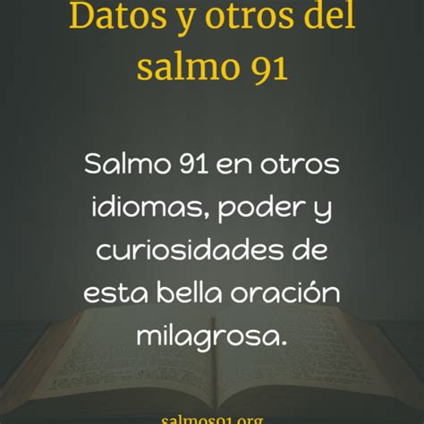 Salmo 90 y 91 de la Biblia Católica Encuéntralos aquí