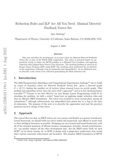 pdf reduction rules and ilp are all you need minimal directed feedback vertex set