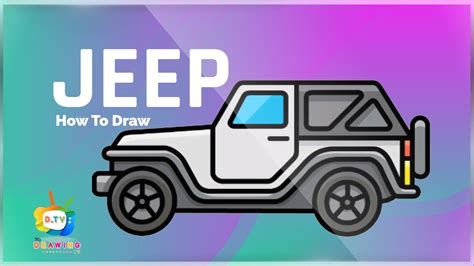 How To Draw A Jeep Easy Drawing Step By Step YouTube