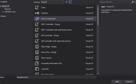 blazor server side crud application tutorial using as