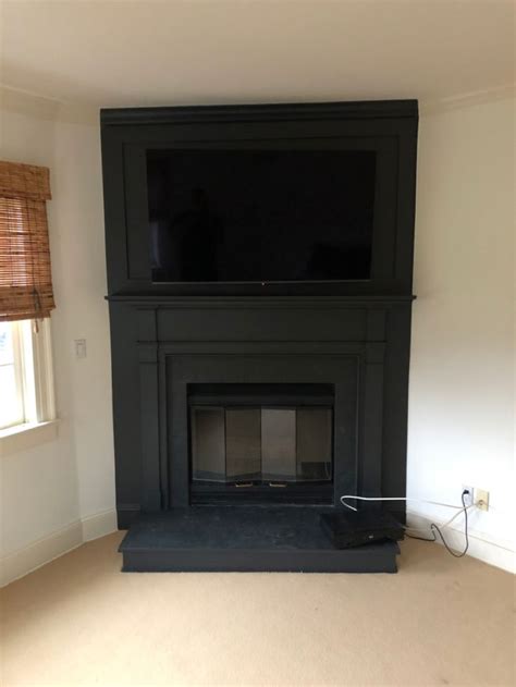 Wrought Iron Benjamin Moore Fireplace Wrought House