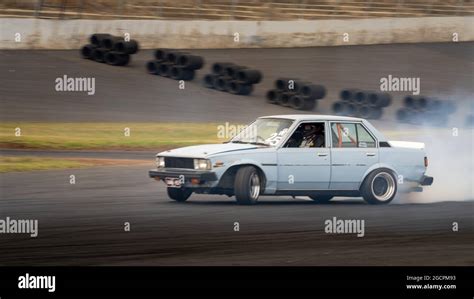 VicDrift Practice Day 2 Blue Toyota KE70 Corolla Powered By A LS1 V8