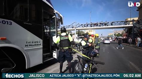 Mujer es atropellada por unidad del transporte público en Calzada
