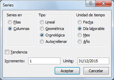 Series De Fechas En Excel Excel Total