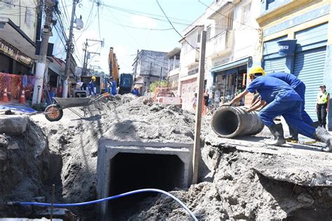 Prefeitura De Niter I Avan A Nas Obras De Macrodrenagem Do Barreto E