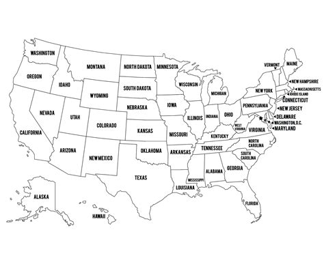 Midwest States Map Coloring Page Coloring Pages