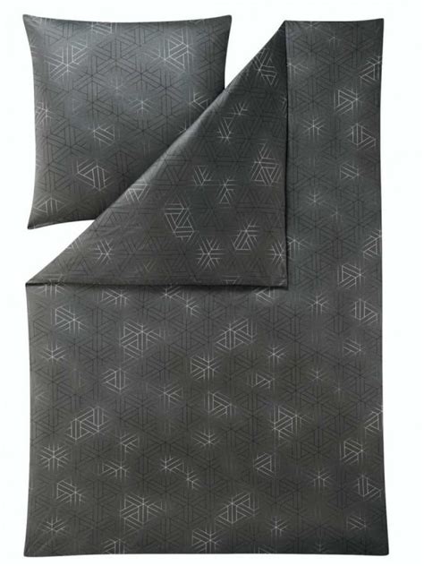 Antracytowa pościel Estella mako interlock jersey Pippa 6898 920