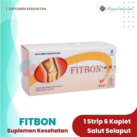 Jual FITBON STRIP ISI 6 TABLET Untuk Membantu Memelihara Kesehatan