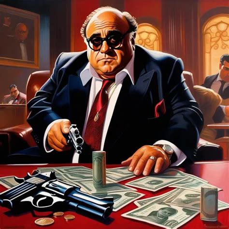 Danny Devito As A Mafia Boss Guns Magnum Dong Col