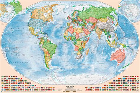 Peta Dunia World Map Weltkarte Peta Dunia Mapa Del