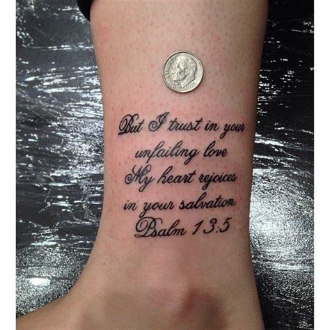 Faith Bible Verses Tattoos