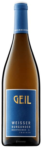 2021 Weingut Geil Weisser Burgunder Bechtheimer S Trocken Vivino
