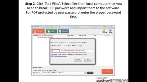 how to break pdf password protection youtube