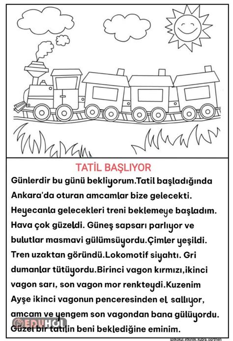 Oku Anla Boya Tren Metni Eduhol Ders Videoları İzle Online Test Çöz