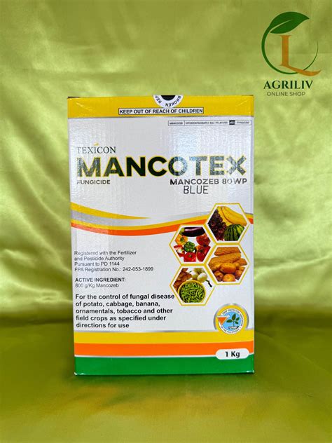 Mancotex Mancozeb Blue 80 WP Fungicide 1 Kilo Texicon Lazada PH