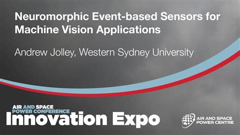 neuromorphic event based sensors for machine vision applications andrew jolley youtube
