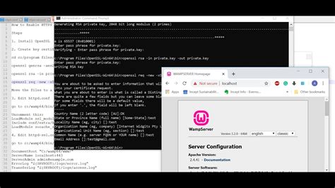 How To Enable HTTPS On WAMP Server YouTube