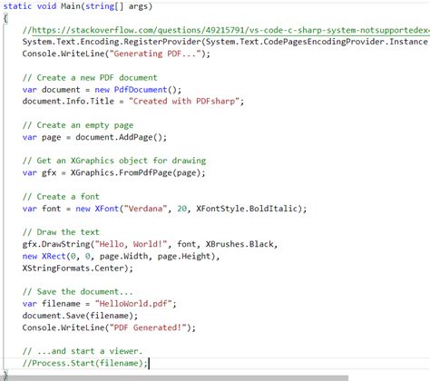 generate pdf documents in using pdfsharp by jawadhasan medium