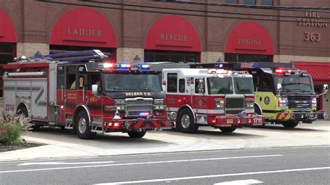 Fire Trucks Responding Compilation 18 YouTube