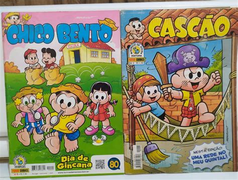 Kit 10 Gibis Turma da Mônica sem Repetição Item Infantil Panini