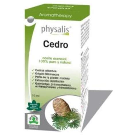 Aceite Esencial De Cedro Bio Physalis Albanatur Cosmetica Natural